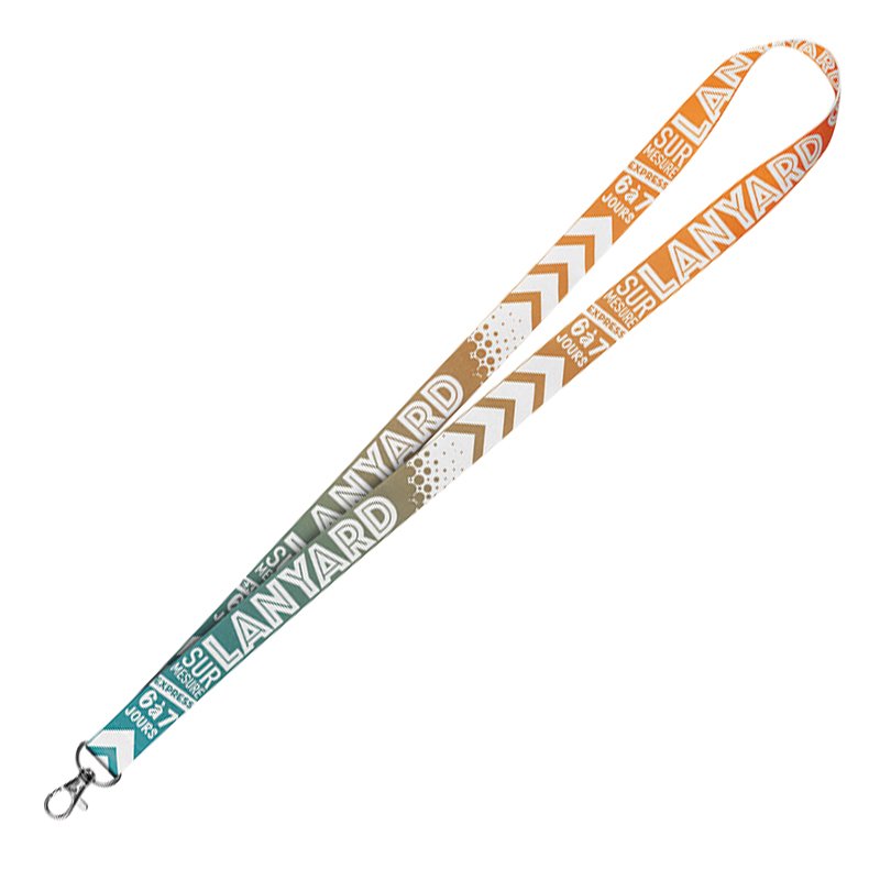 Lanyard sublime 20mm publicitaire RUSH | Cadactuel