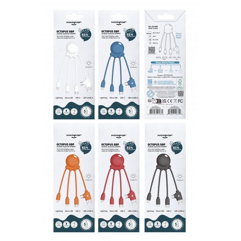 Câble de charge personnalisé OCTOPUS OBP | Cadactuel